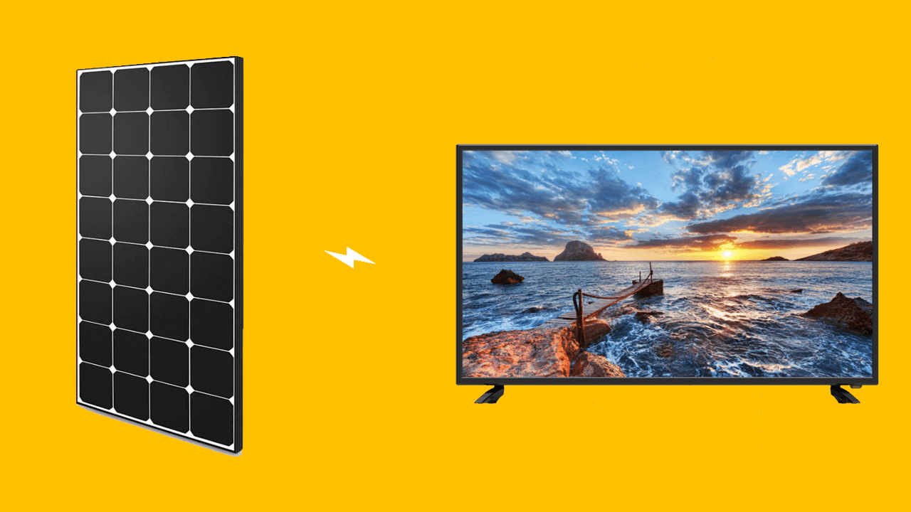 How to Use a Solar Panel for TV (Solar Powered Television Tips ...