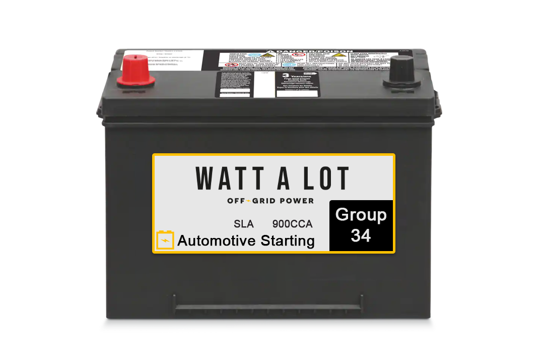Group 34 Battery [Uses, Size, and Replacements] - Cornwall Solar Company